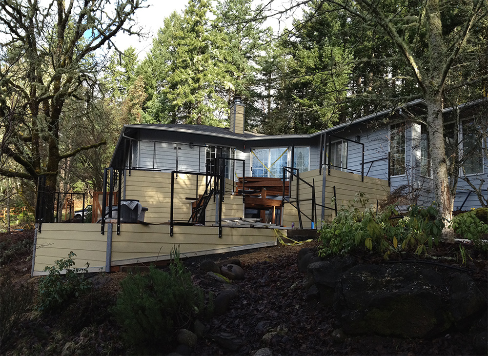 Modern Aluminum Tri-level Deck Design and Build - G. Christianson ...