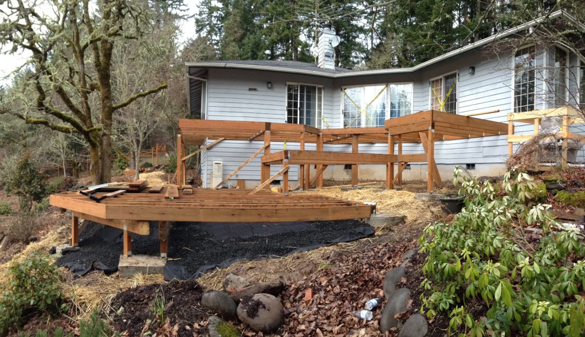 Modern Aluminum Tri-level Deck Design and Build - G. Christianson ...