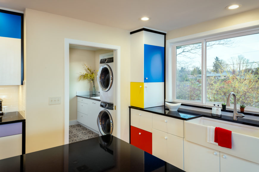 Stunning Mondrian Modern Kitchen Remodel - G. Christianson Construction