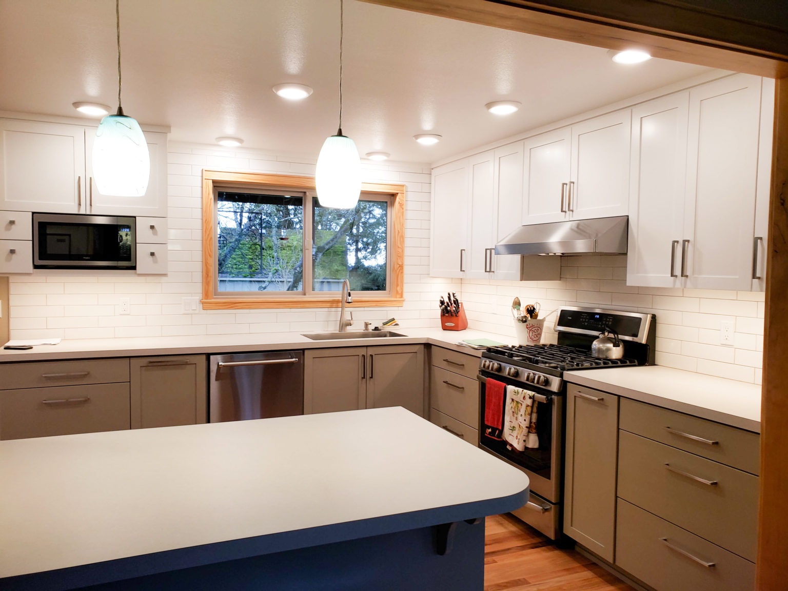 Perfectly Customized Microwave & Oven Cabinet - G. Christianson ...